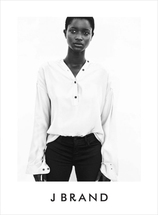 Oumie Jammeh is the Face of J Brand Fall 2020 Collection