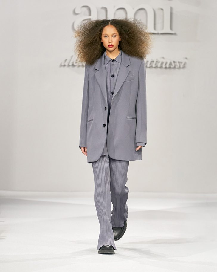 AMI Fall Winter 2021 Menswear & Womenswear Looks