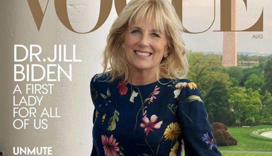 First Lady Dr. Jill Biden Covers Vogue Magazine August 2021 Issue