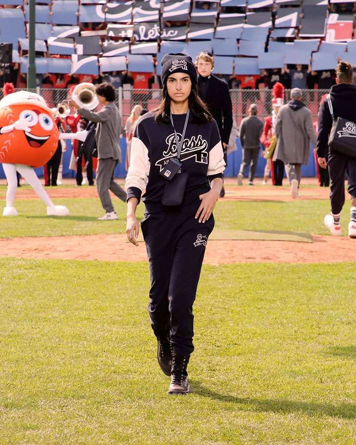 MFW: BOSS x Russell Athletic Pre-Spring 2022 Runway + Front Row