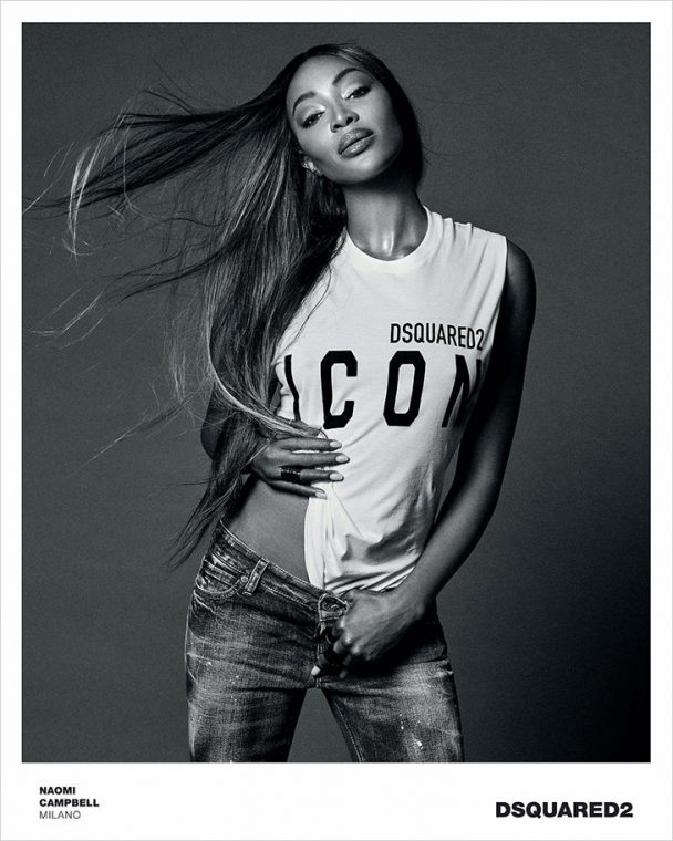 Naomi Campbell is the Face of DSQUARED2 FW21 ICON Collection