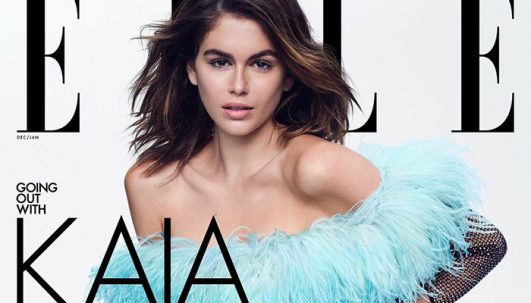 Kaia Gerber Covers ELLE Magazine December 2021 / January 2022 Issue