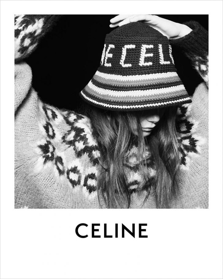 Sara Grace Wallerstedt Poses in CELINE by Hedi Slimane Looks