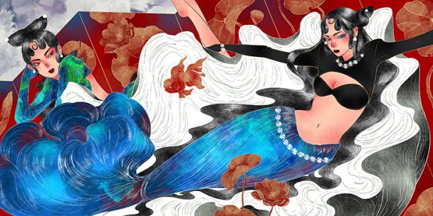 Miss Sohee Fall Winter 2021 Couture Collection illustrated by Shibo Chen