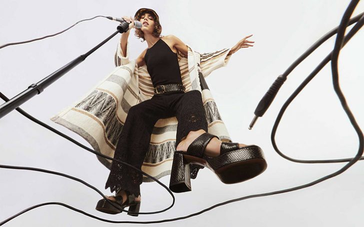 Mica Argañaraz Models MAJE Spring Summer 2022 Collection