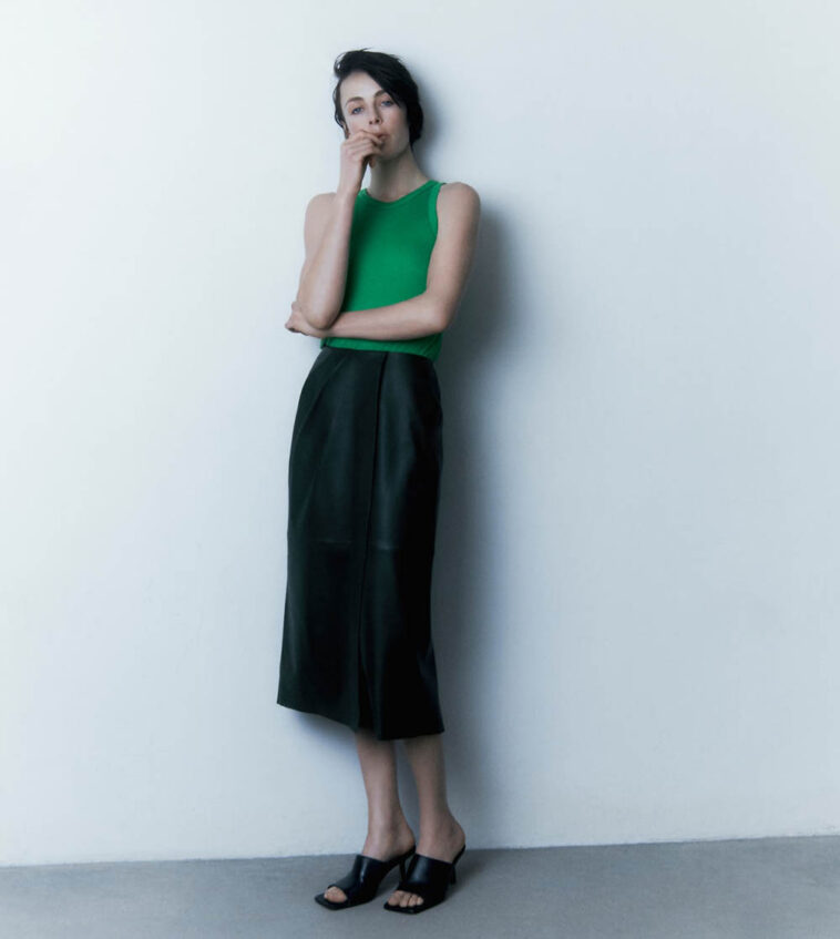 Nineties Are Back - Edie Campbell models Massimo Dutti SS22 Looks