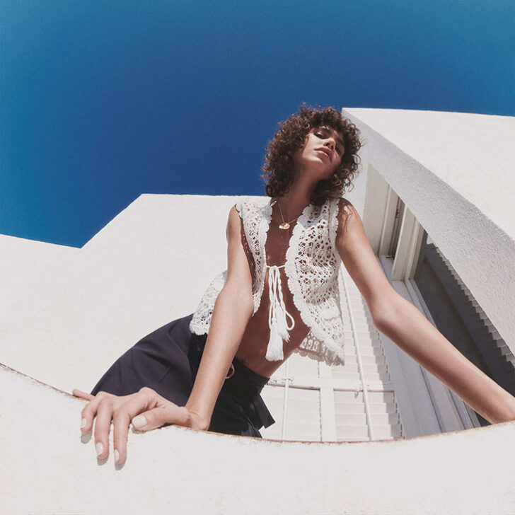 Mica Argañaraz is the Face of MAJE Spring Summer 2022 Collection