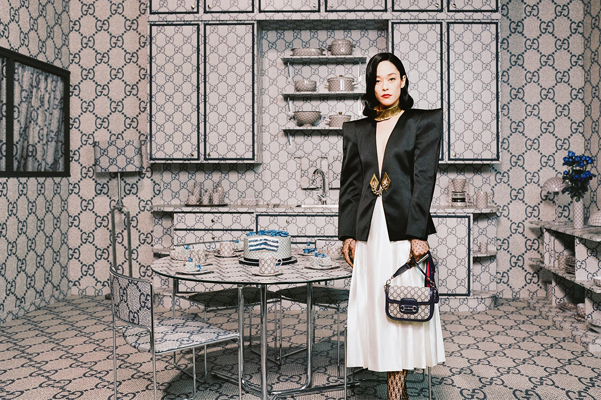 World in Blue GG Monogram: GUCCI Love Parade Collection