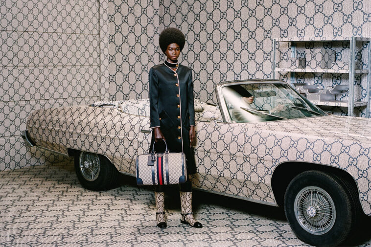 World in Blue GG Monogram: GUCCI Love Parade Collection