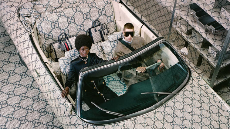 World in Blue GG Monogram: GUCCI Love Parade Collection