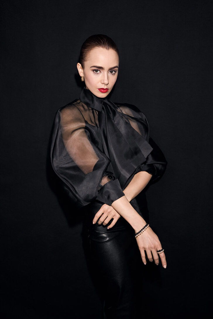 Lily Collins is the Face of CLASH DE CARTIER Collection