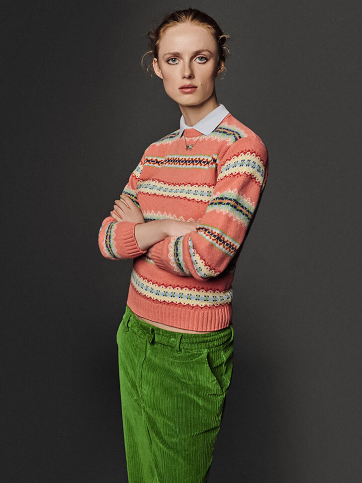 Rianne Van Rompaey Models Benetton Fall Winter 2022 Collection