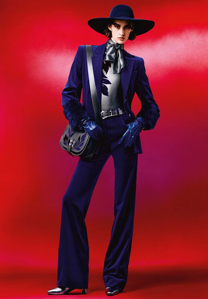 Quinn Mora Models Alberta Ferretti Fall Winter 2022 Collection