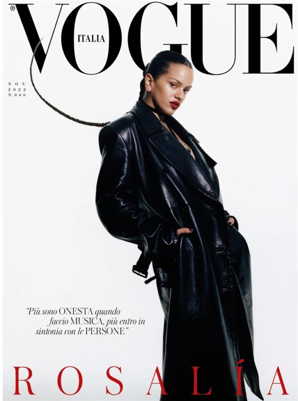 Rosalía is the Cover Star of VOGUE Italia & Spain November 2022 Issue ...