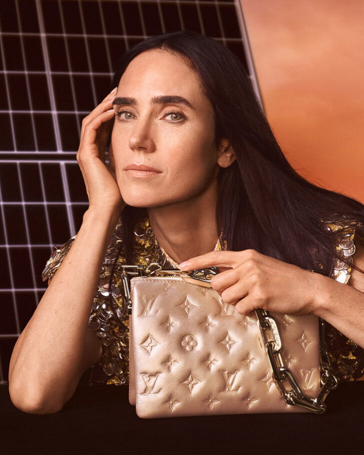 Jennifer Connelly Models LOUIS VUITTON Cruise 2023 Collection