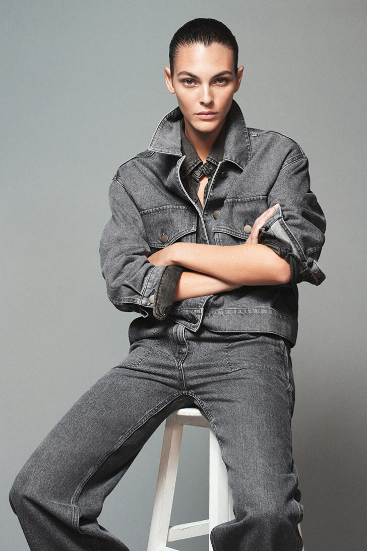 Vittoria Ceretti Models ZARA Fall Winter 2022 Denim Collection Vittoria Ceretti Models ZARA Fall Winter 2022 Denim Collection