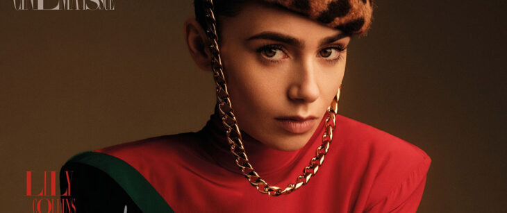 Lily Collins Covers Harper's Bazaar Espan?a January 2023 Issue