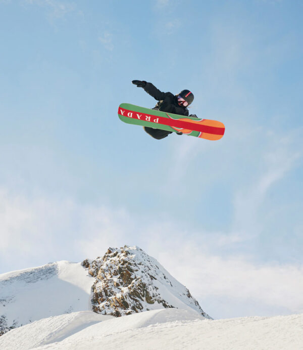 Julia Marino Models Prada Linea Rossa Ski Winter 2022 Collection