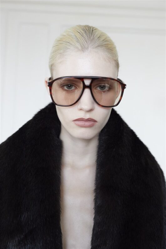 Camille Chifflot and Luna Passos Model SAINT LAURENT Winter 2022 ...