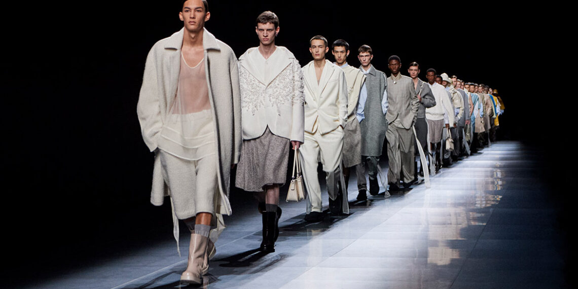 Yves Saint Laurent Menswear Spring Summer 2012 Collection