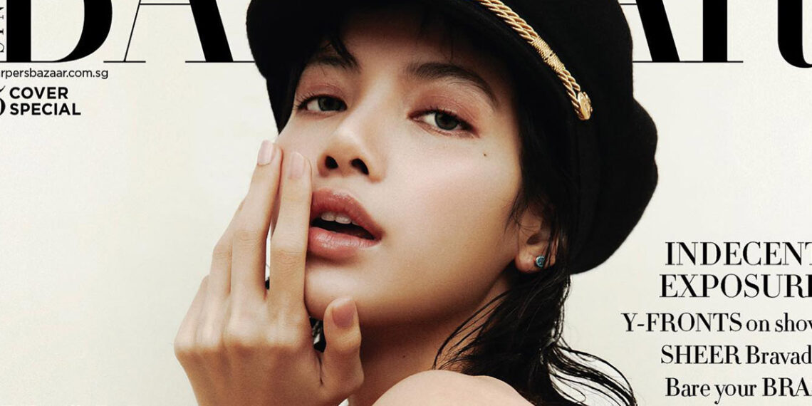 Blackpink's Lisa Stars in Harper's Bazaar Singapore March Issue