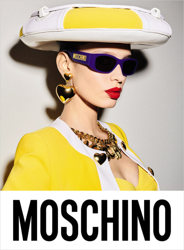 Maria Keidj Models MOSCHINO Spring Summer 2023 Eyewear