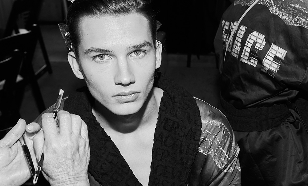 Go Backstage at VERSACE Los Angeles Runway Show