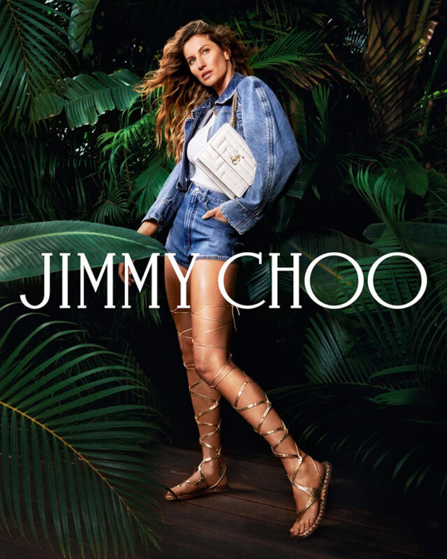 Gisele Bündchen Models Jimmy Choo Summer 2023 Collection