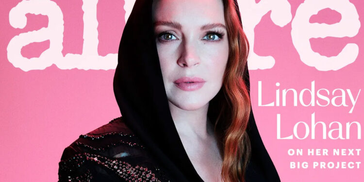 Lindsay Lohan Covers Allure Magazine June 2023 Issue
