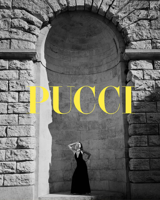 Raquel Zimmermann Models Pucci Initials E.P. Collection