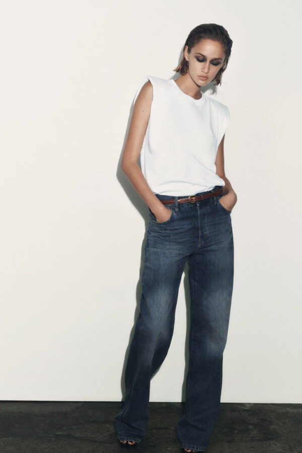 Quinn Mora & Julia Nobis Model Zara White Tee Collection