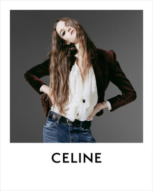 Lulu Tenney Models Celine Winter 2023 Collection
