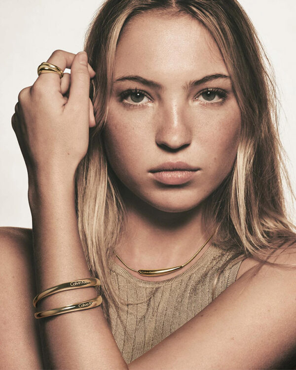 Lila Moss Models Calvin Klein Watches & Jewelry Collection
