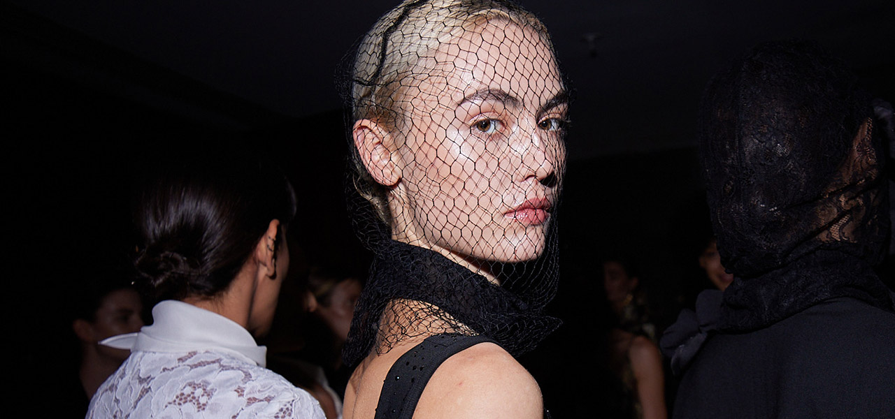 Backstage at Frolov Spring Summer 2024 Runway Show in London