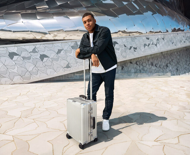 Blackpink Rosé, Lewis Hamilton & Kylian Mbappé Pose for Rimowa