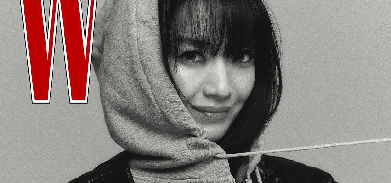 Shin Mina Models Celine for W Korea December 2023 Issue