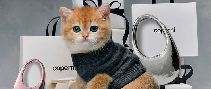 Coperni's Holiday Campaign Melds High Fashion with Furry Charm