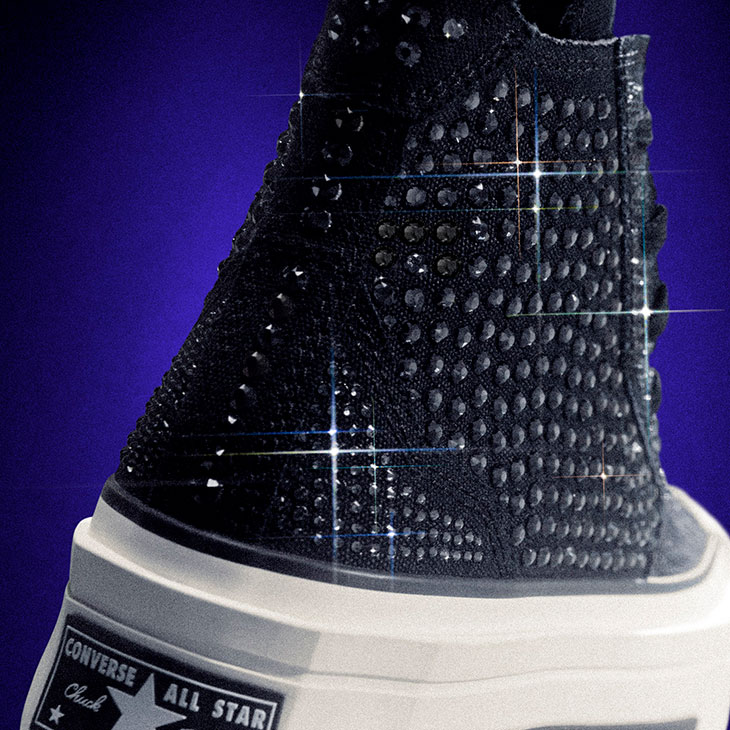 Converse Unveils the Chuck 70 De Luxe Squared with Swarovski