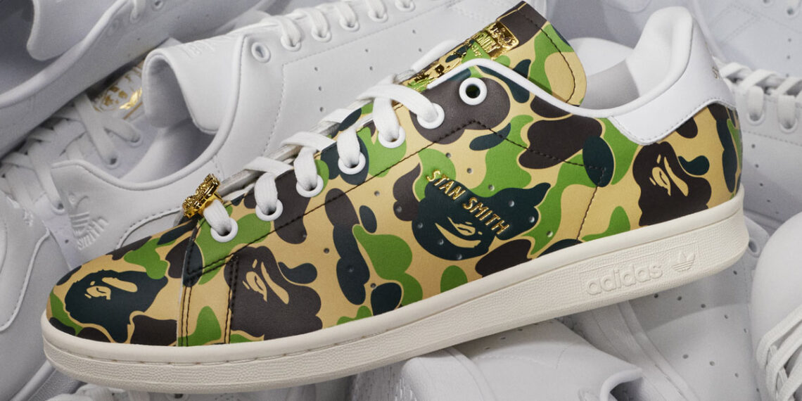 Final release of Adidas x BAPE 30th Stan Smith Sneaker