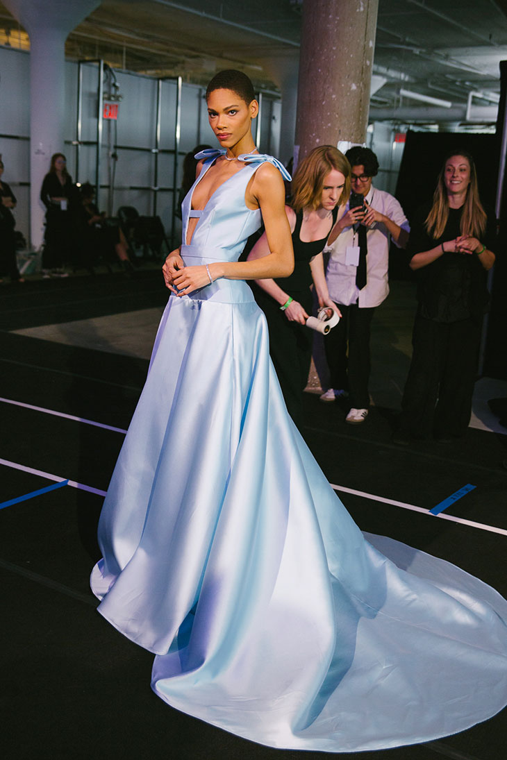 Pamella Roland Fall Winter 24 Backstage Moments