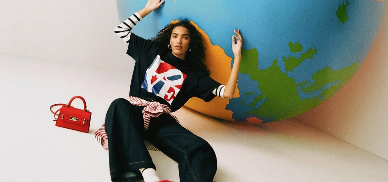 Love Collab x Robert Indiana at Stradivarius