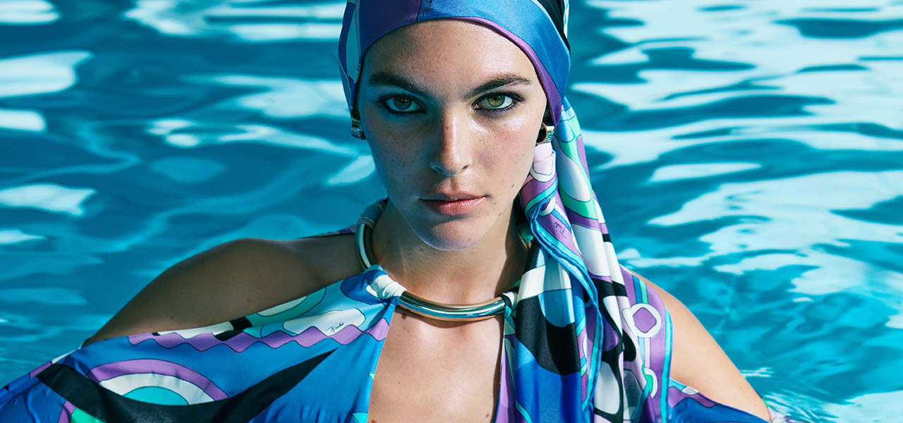 Vittoria Ceretti is the Face of Pucci Very Vivara 2024 Collection