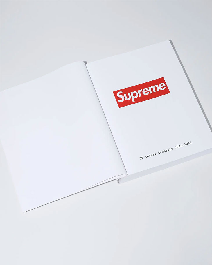 Supreme Publishes "30 Years: T-Shirts 1994-2024" Book