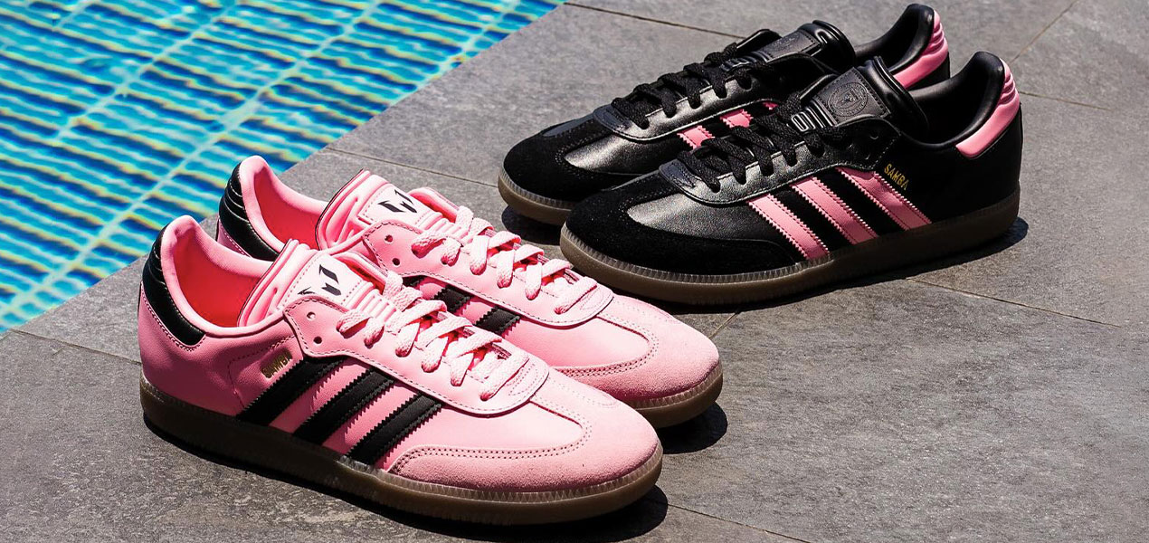 Lionel Messi x adidas Samba Indoor "Inter Miami CF" Sneakers