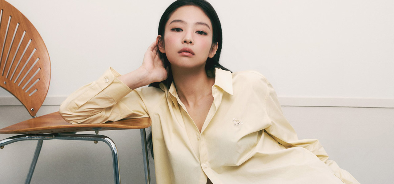 Jennie Kim is the Face of Maison Kitsuné Baby Fox Collection