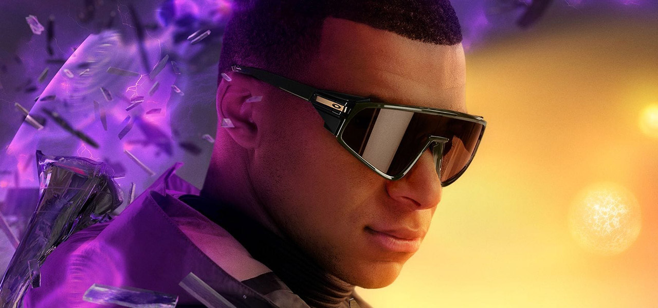 Kylian Mbappé Models Oakley Latch Panel Sunglasses