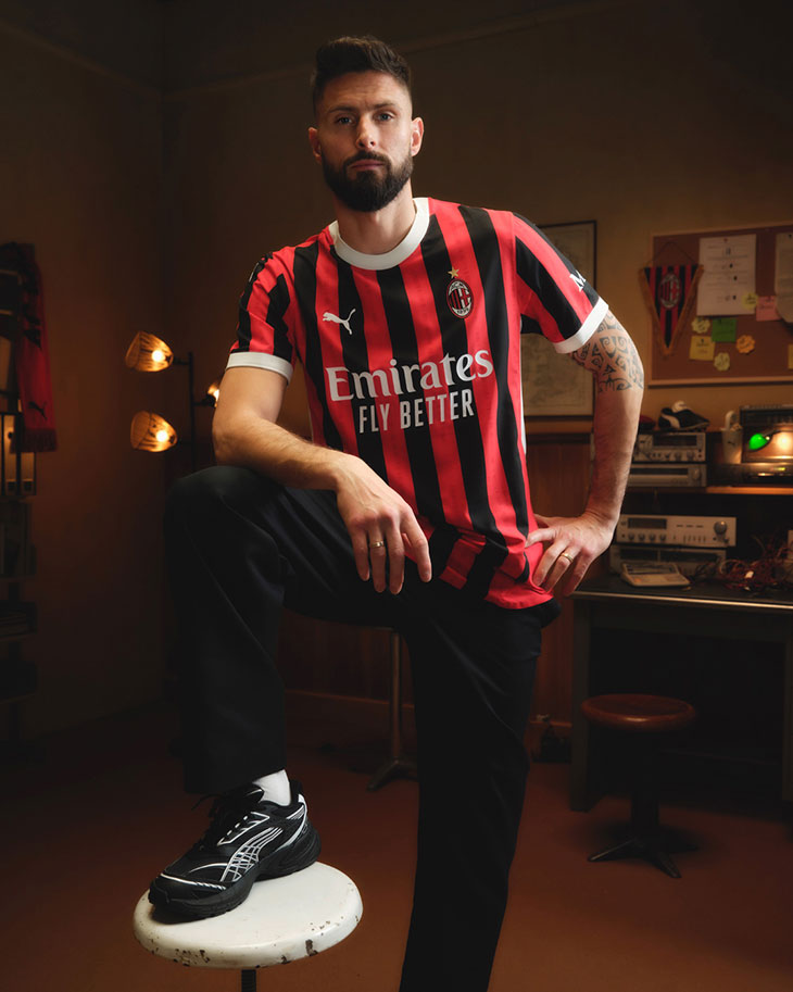 AC Milan x PUMA Home Kit for The 2024/25 Season