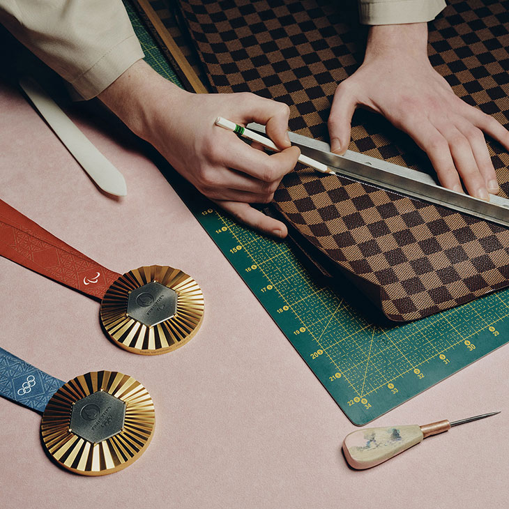 Louis Vuitton Crafts Medals Trays for Paris 2024 Olympic Ceremonies