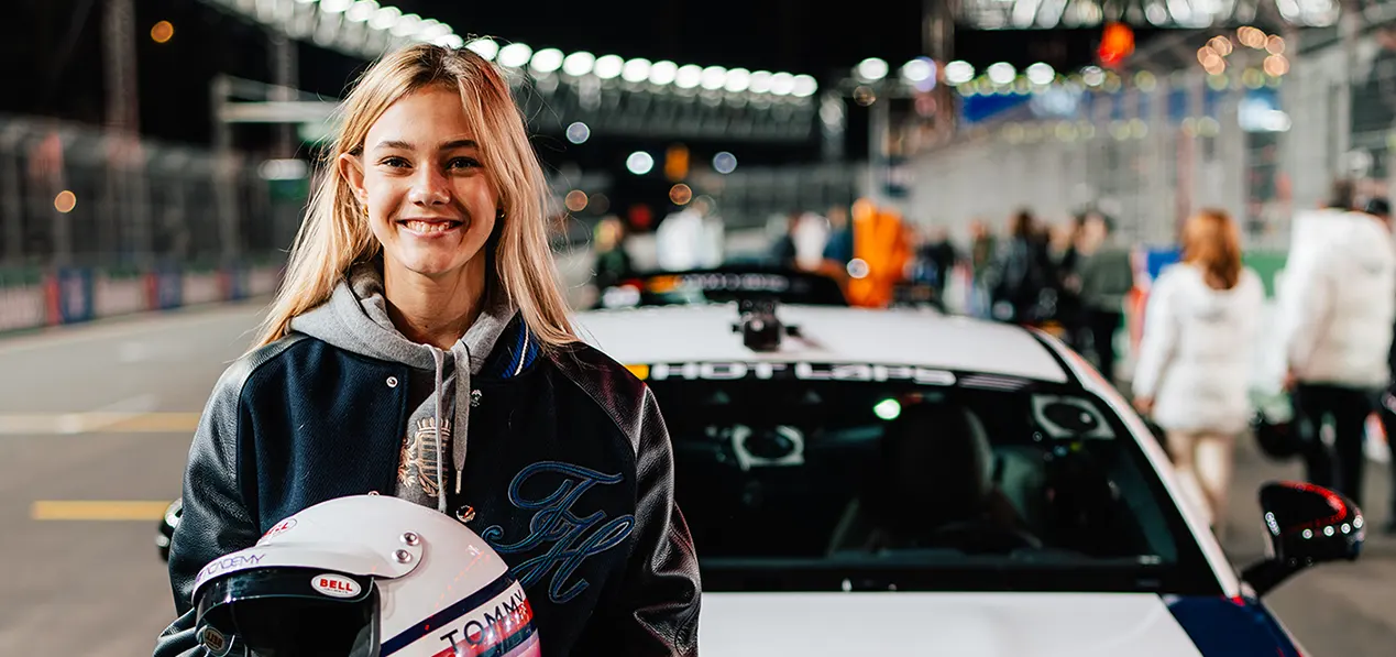 Alba Hurup Larsen: Tommy Hilfiger's & Women's Formula 1 Racing