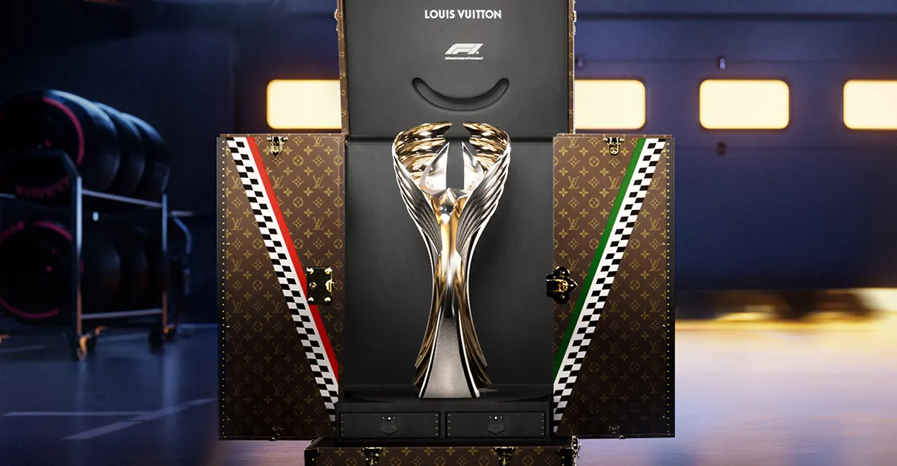 Louis Vuitton Trophy Trunks Steal the Show at Abu Dhabi Grand Prix